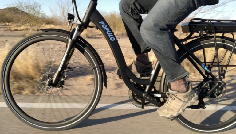 Populo Lift V2 Electric Bike Review Part 2: Ride & Range Test [VIDEO]