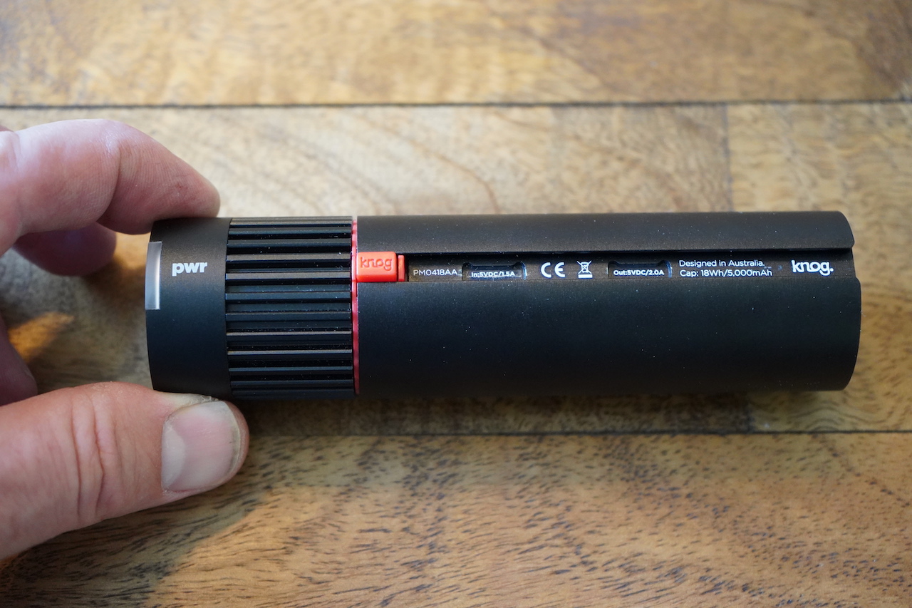 See and Be Seen: Knog PWR Trail Headlight, Cobber 330 Degree Lights ...