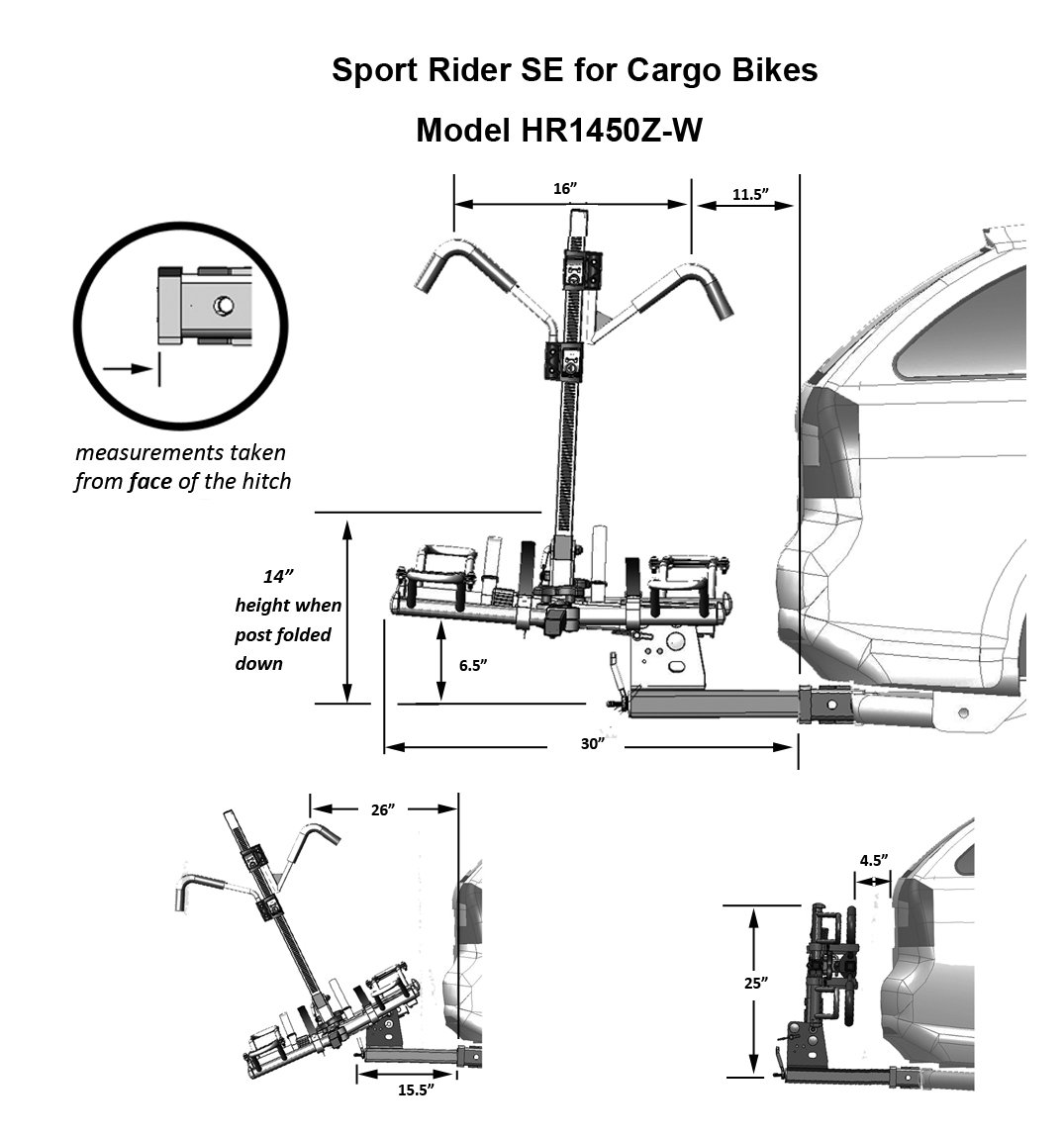 Hollywood Racks Sport Rider SE Electric Cargo Bike Rack Review [VIDEO]